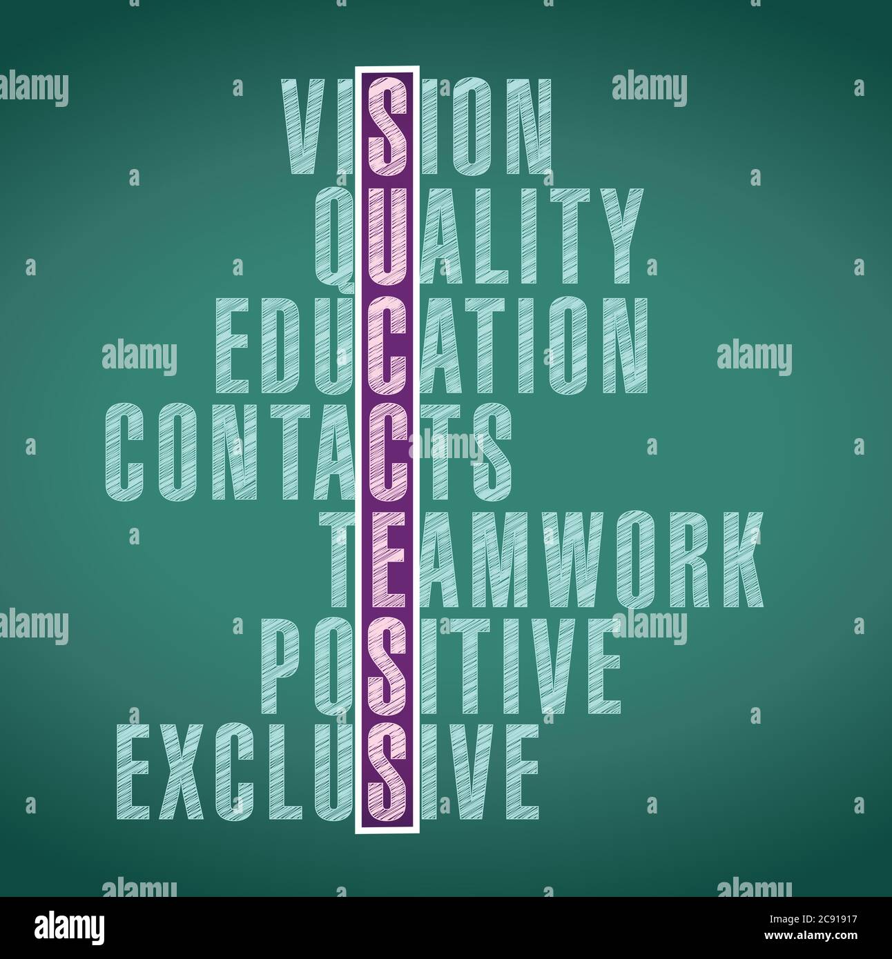 Hand drawing teamwork flow chart Stock Vector Images - Alamy