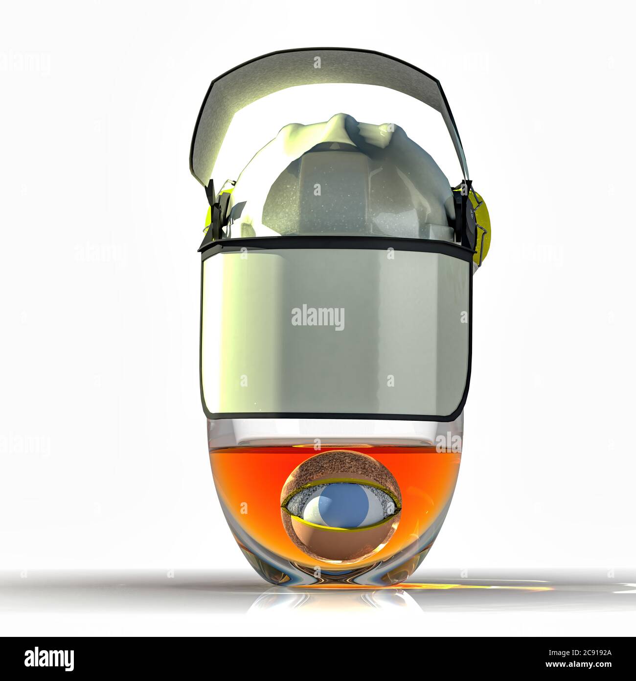 Still life: Somebody's watching us 3d rendering Stock Photo - Alamy