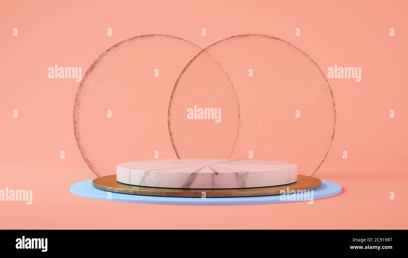 Product presentation scene 3d rendering Stock Photo - Alamy