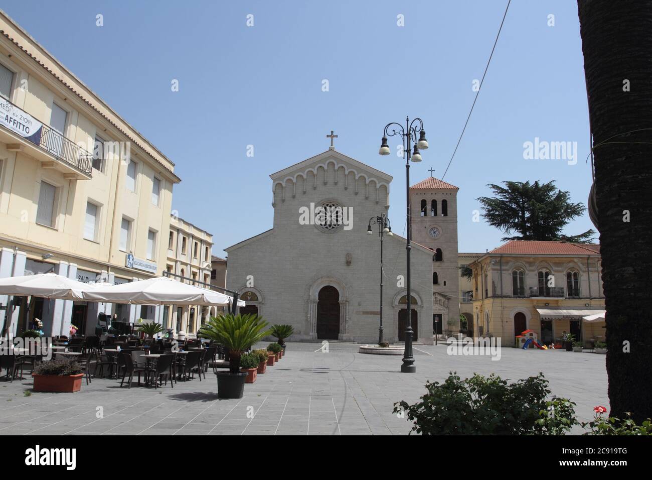 Sora, Italy - July 22, 2017: The church of Santa Restituta on Corso ...