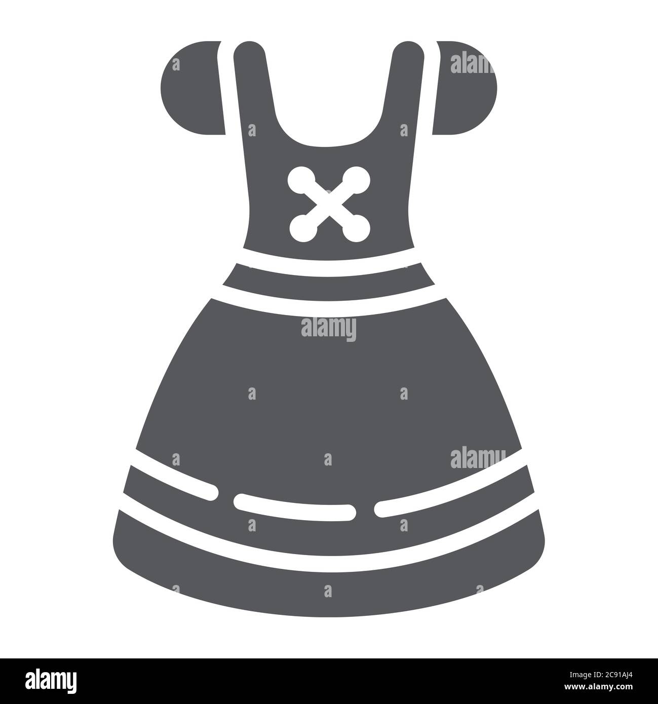 Traditional dirndl austria Stock Vector Images - Alamy