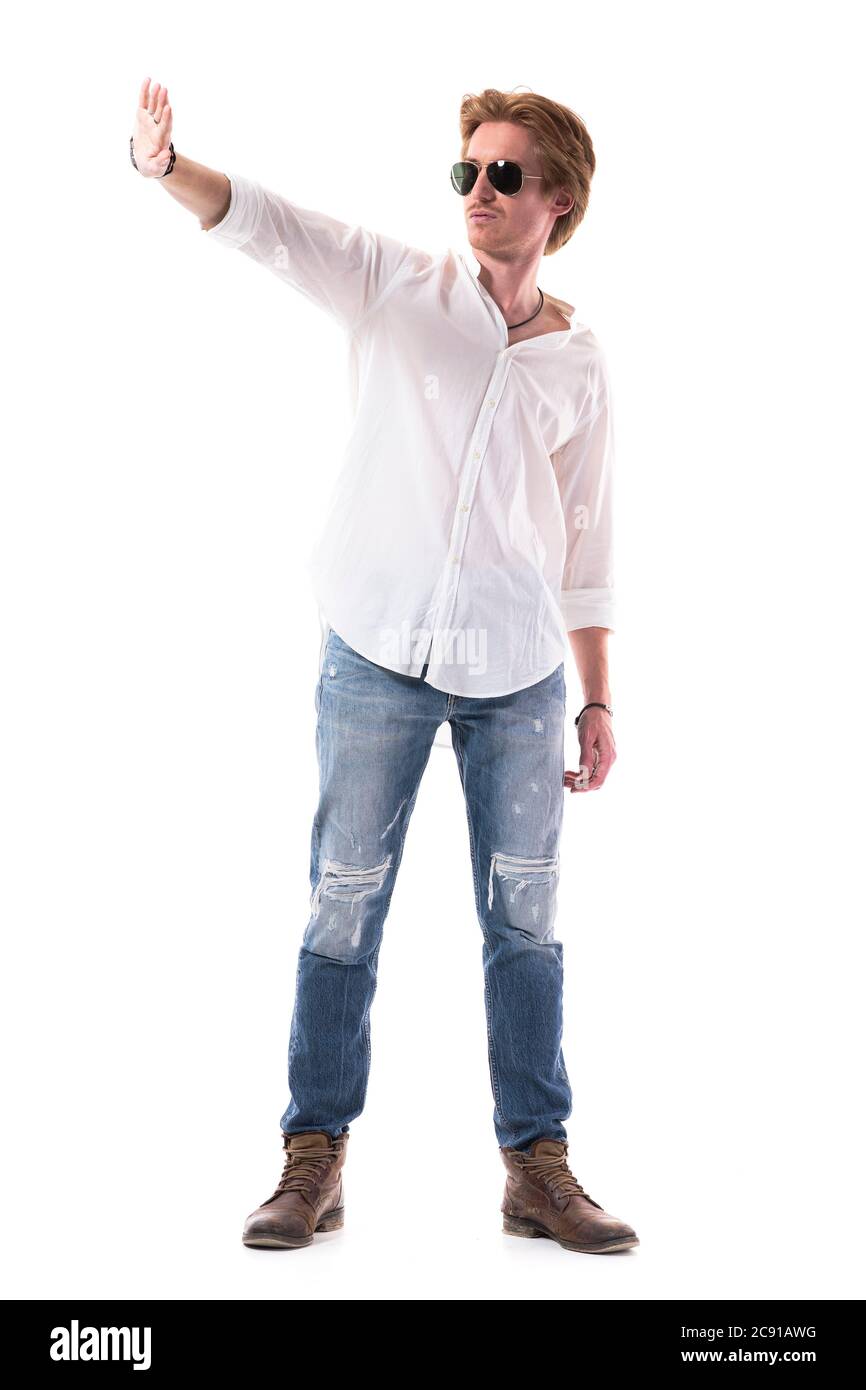 Hand blocking sunlight blocking hi-res stock photography and images - Alamy