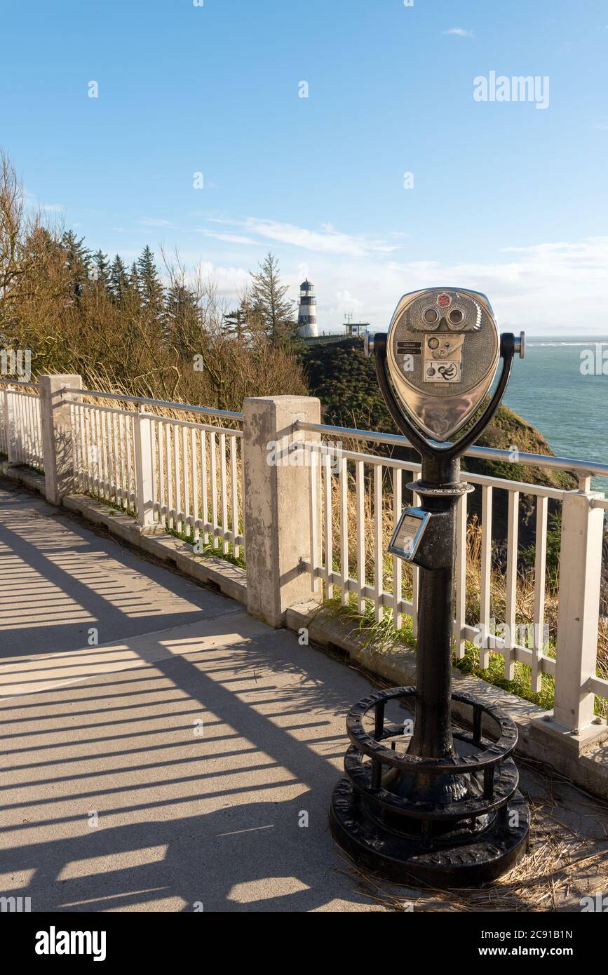Fort Canby State Park, Washington, USA - October 31, 2014: Coin ...