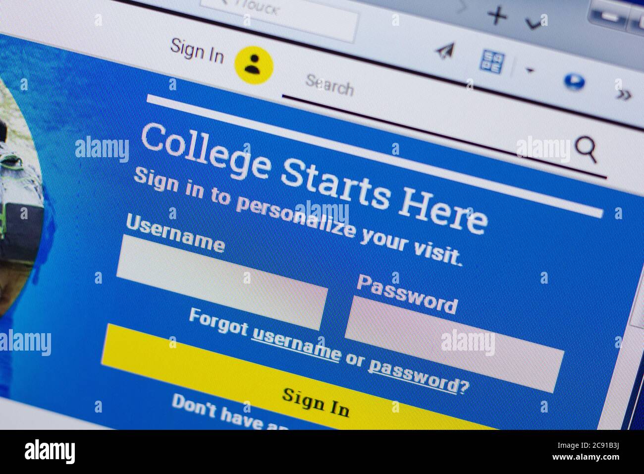 Ryazan, Russia - June 16, 2018: Homepage of CollegeBoard website on the ...