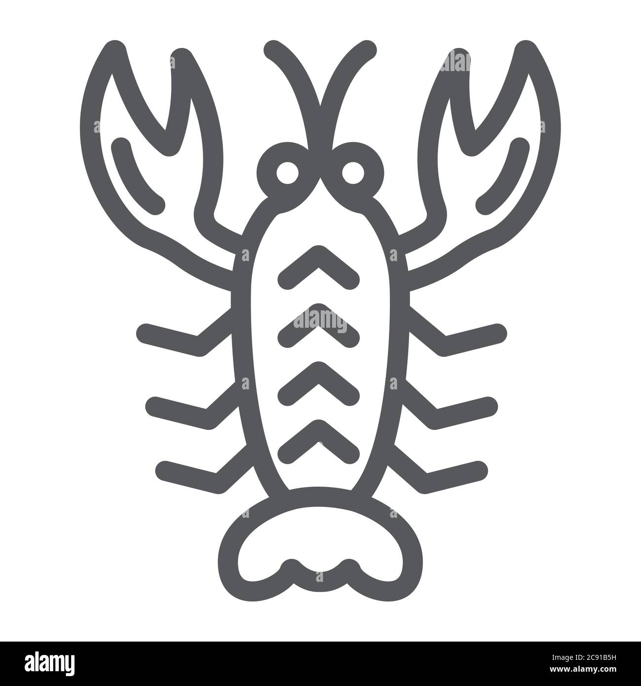Crawfish Outline
