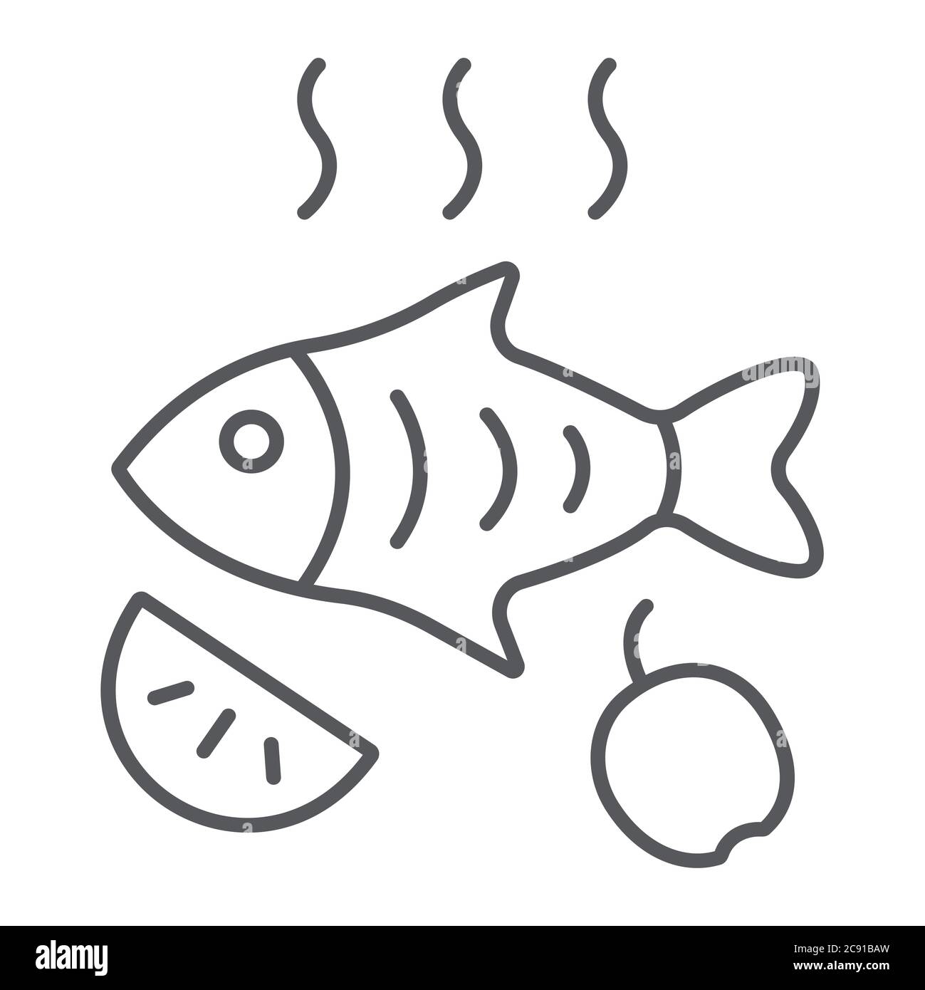 Fried Fish Coloring Pages
