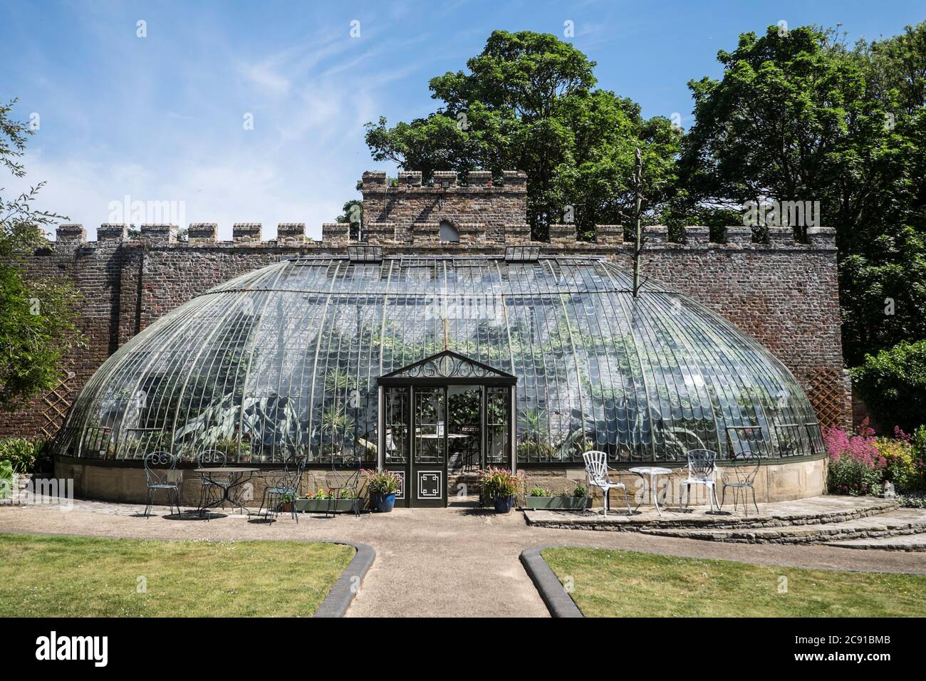 Italian wrought iron and bronze greenhouse in Ramsgate, United Kingdom ...