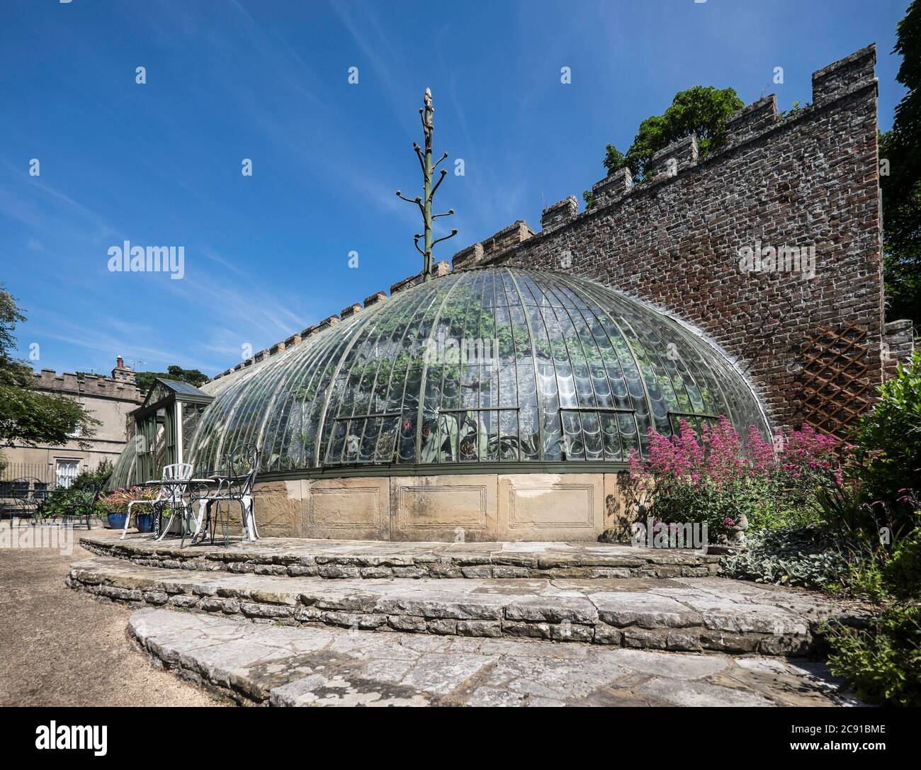 Italian wrought iron and bronze greenhouse in Ramsgate, United Kingdom ...