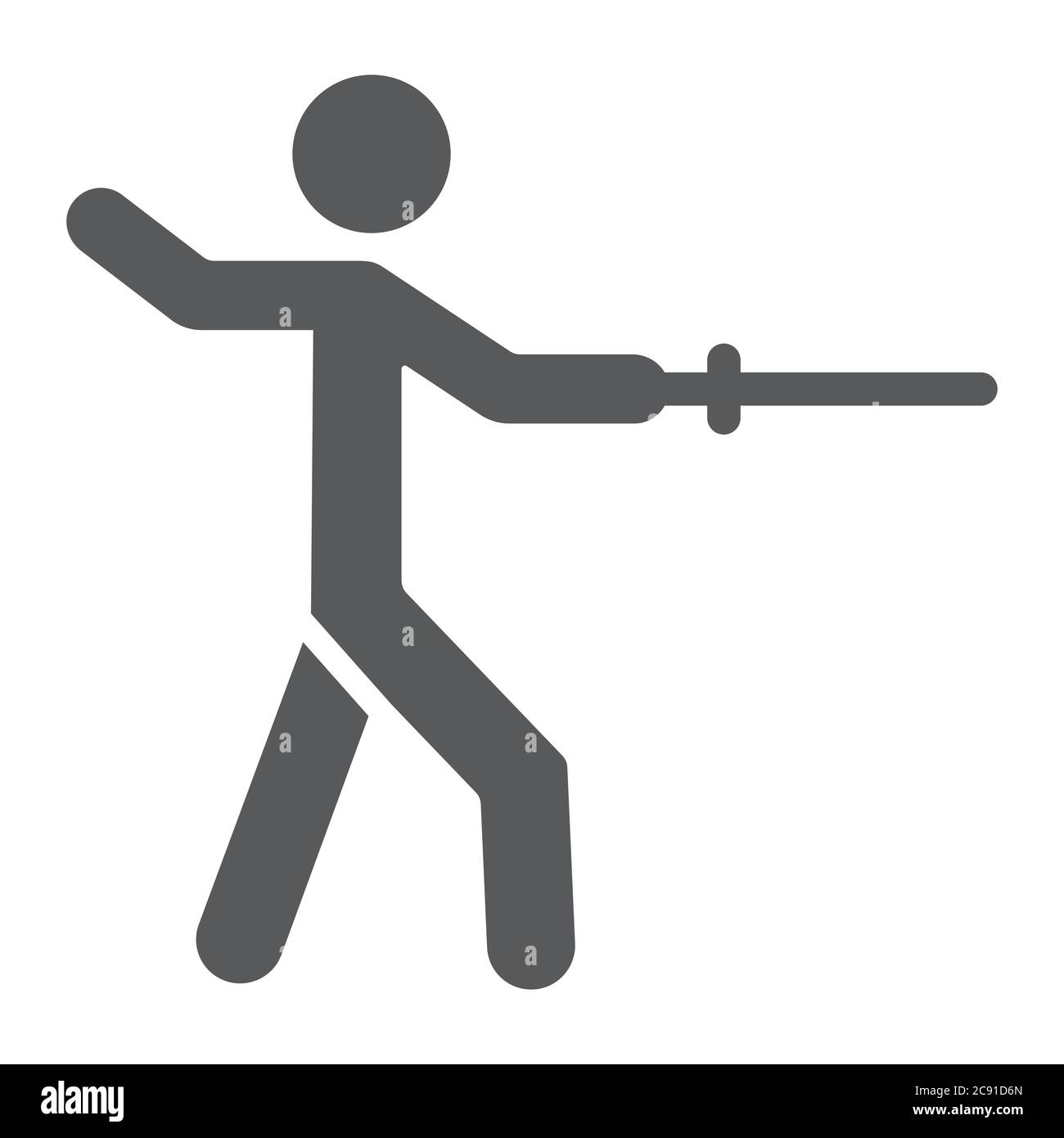 Fencer illustration hi-res stock photography and images - Alamy