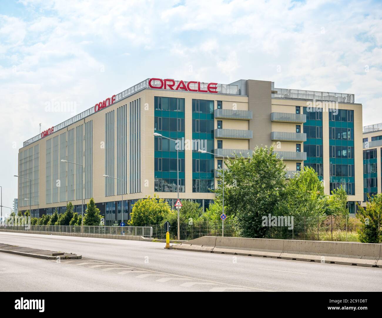 Bucharest/Romania - 07.18.2020: Oracle headquarter building in ...