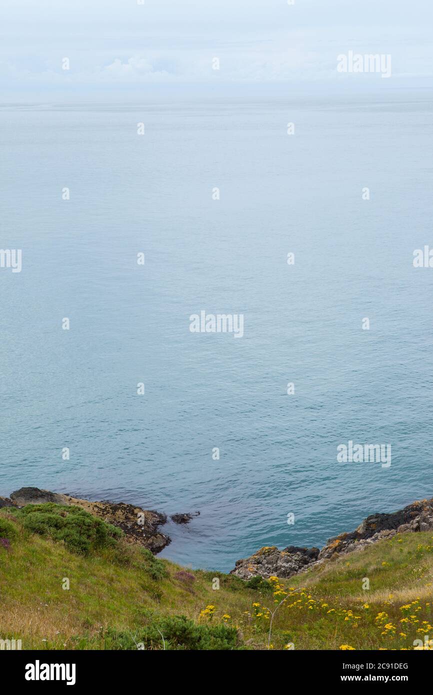 A view of the sea from the West Coast of Scotland Stock Photo - Alamy