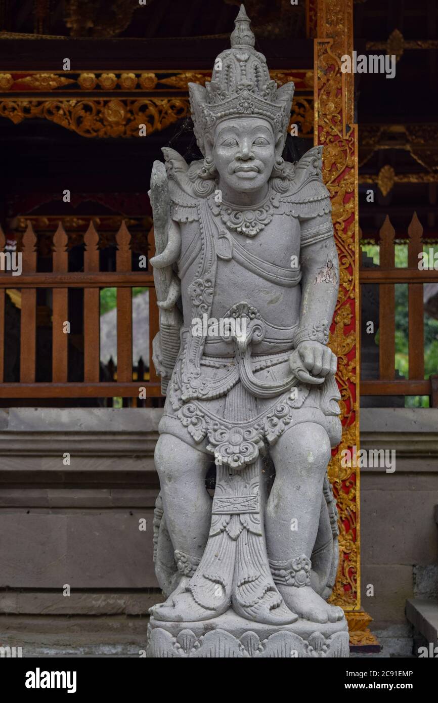 Shot inside famous Balinese Temple Titra Empul close to Ubud, Hindu ...