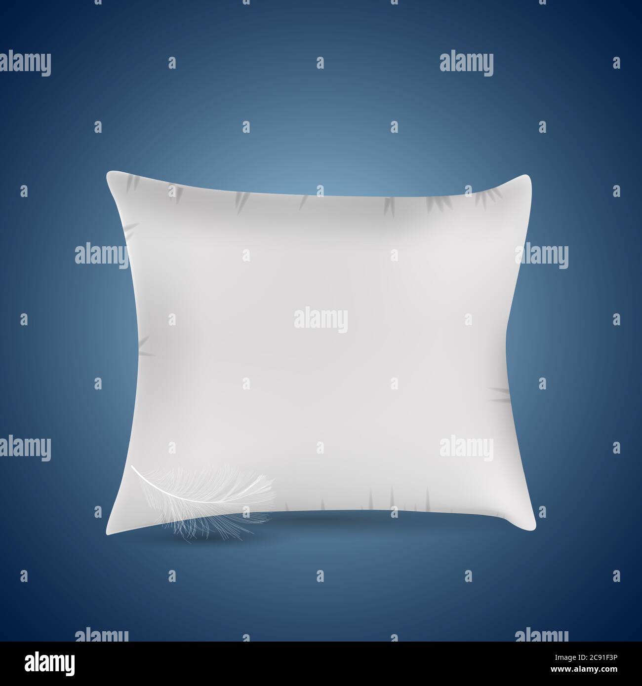 White Pillow Icon.Vector Illustration Stock Vector Image & Art - Alamy