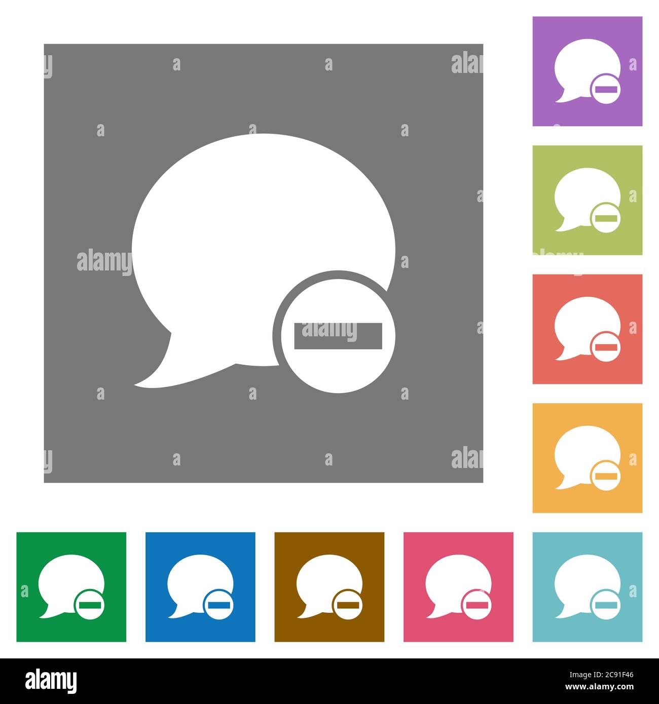 Delete message icons on Cut Out Stock Images & Pictures - Alamy
