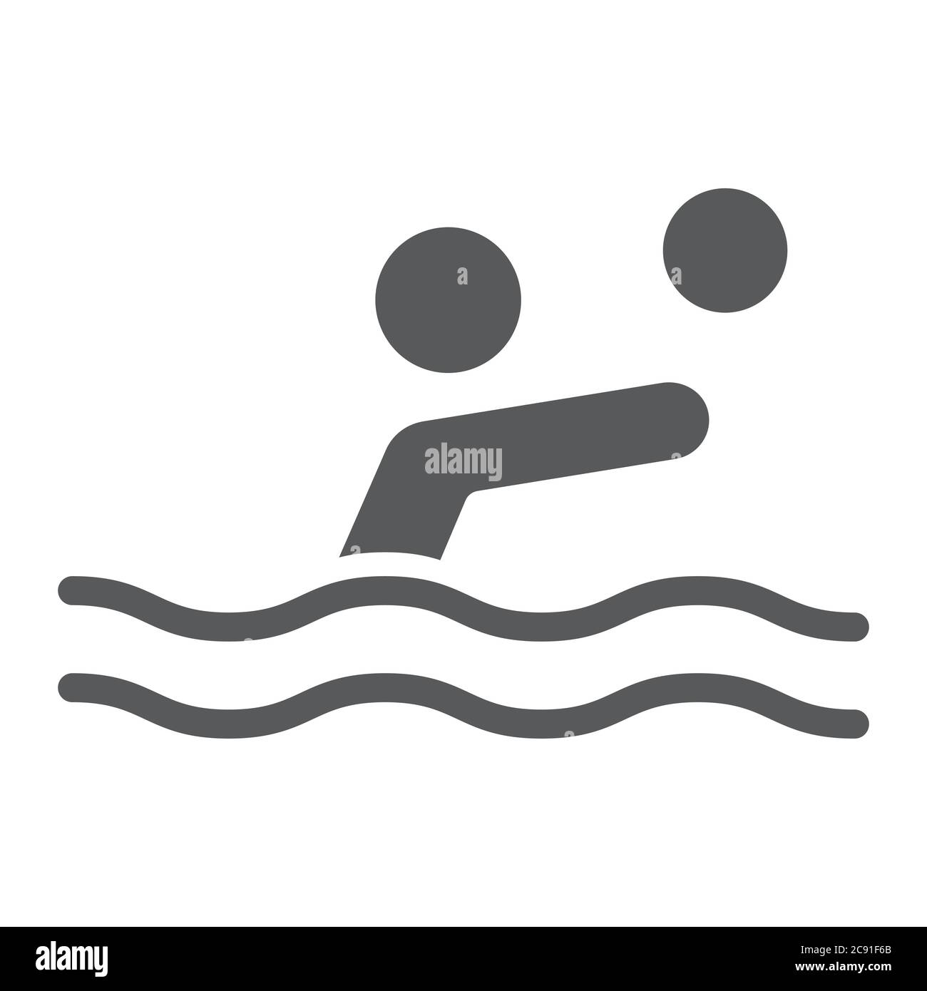 Pool line solid icon hi-res stock photography and images - Alamy