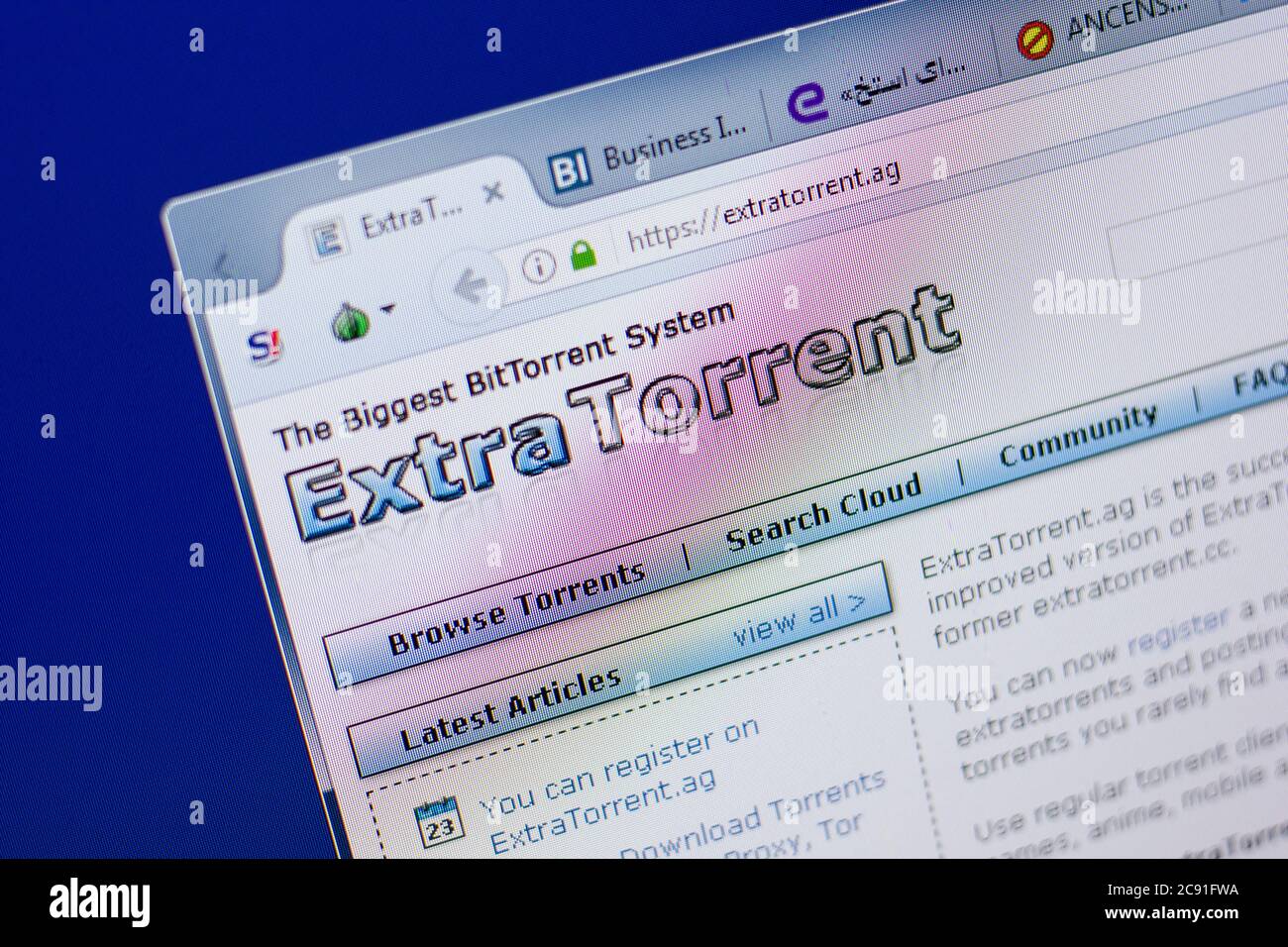 Extratorrent hi-res stock photography and images - Alamy