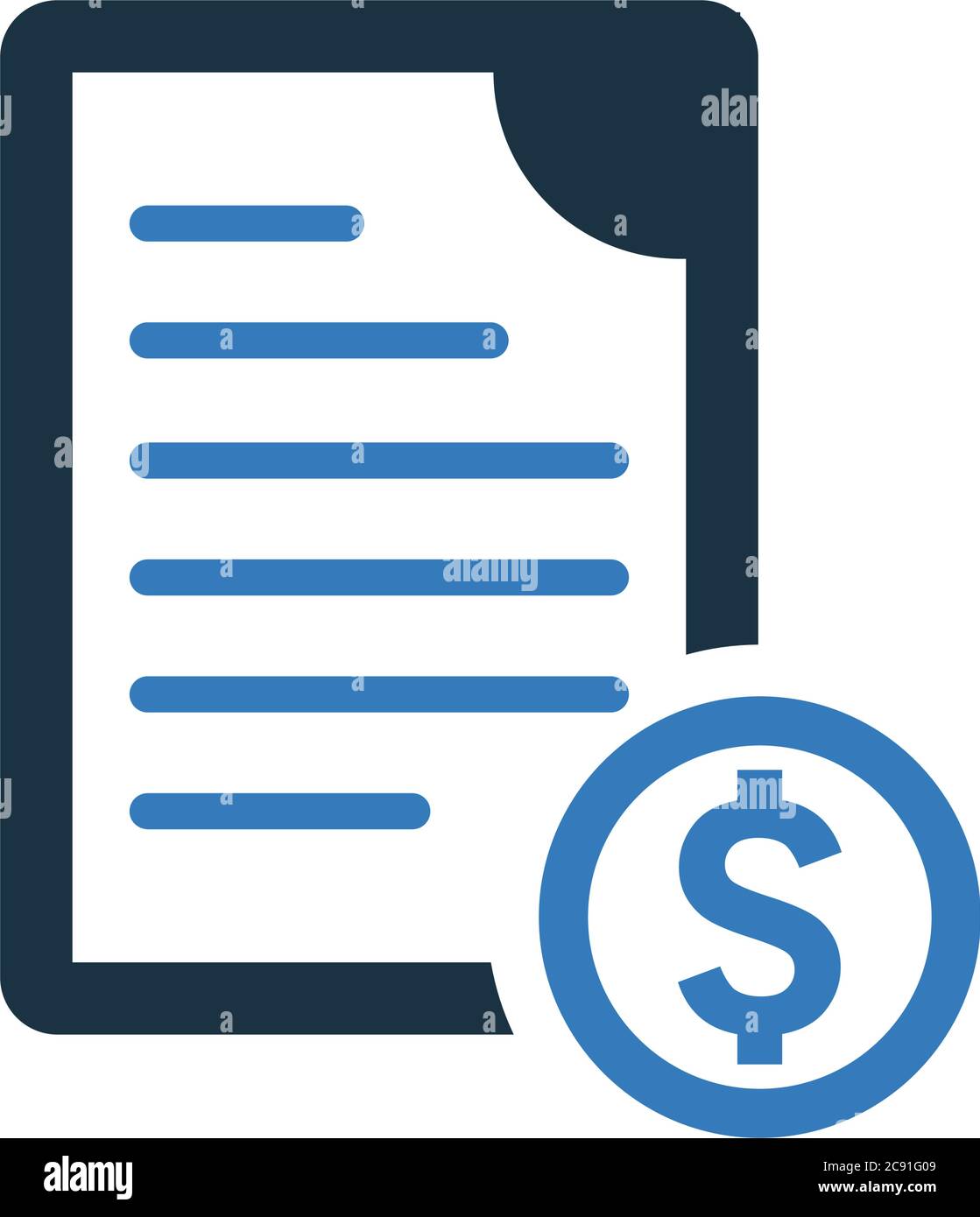 Invoice icon hi-res stock photography and images - Alamy