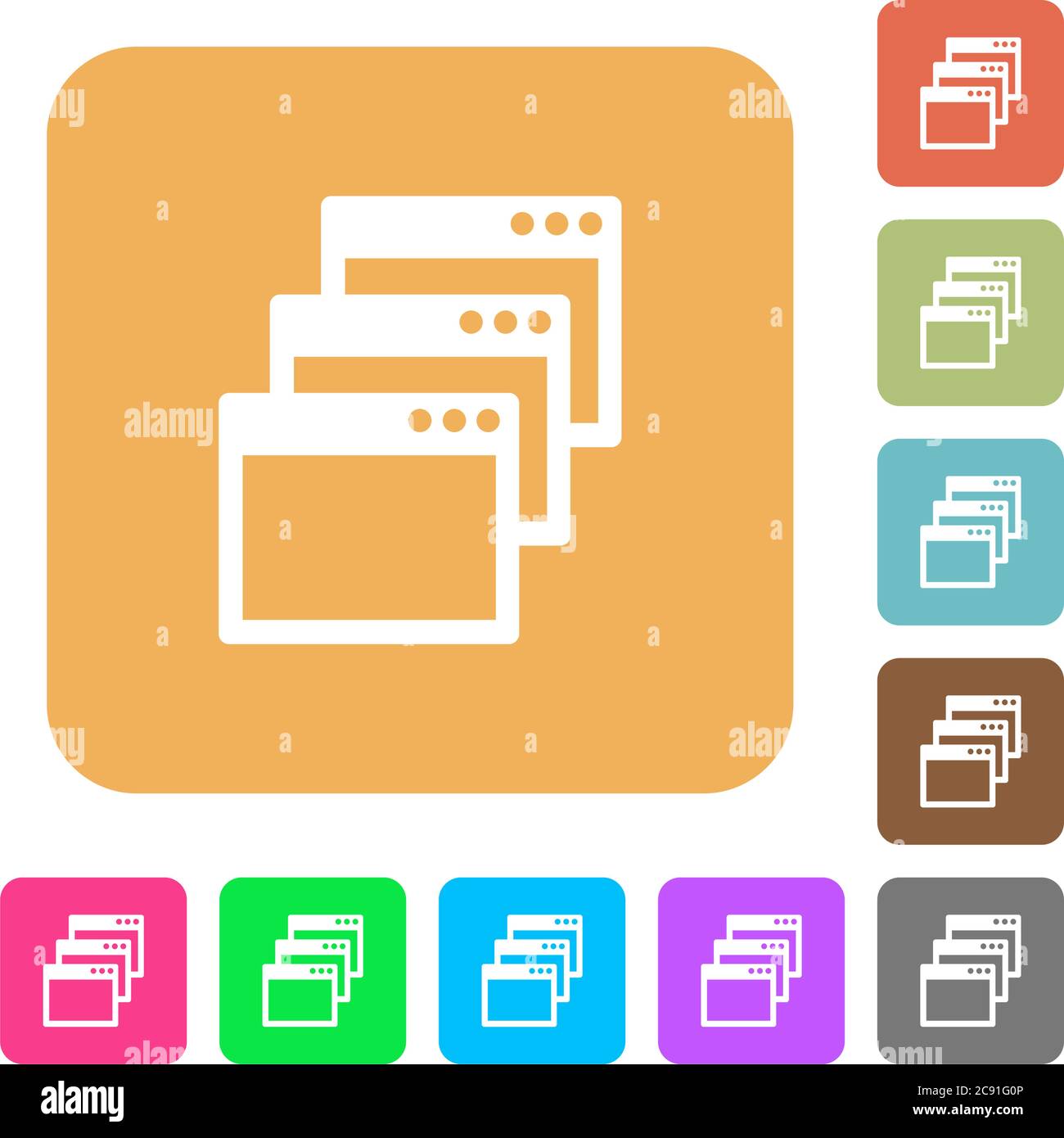 Cascade of colors Stock Vector Images - Alamy