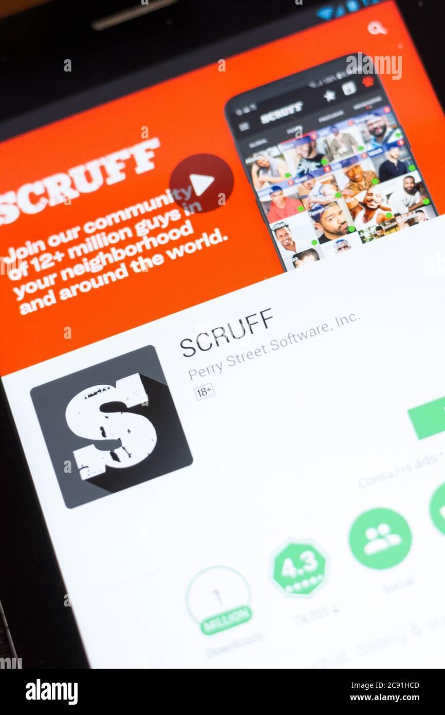 Scruff app hi-res stock photography and images - Alamy