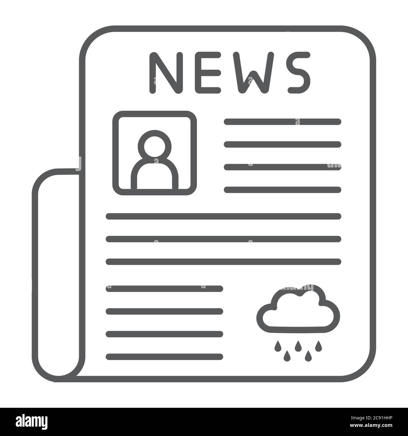 Newspaper headlines illustration hi-res stock photography and images ...