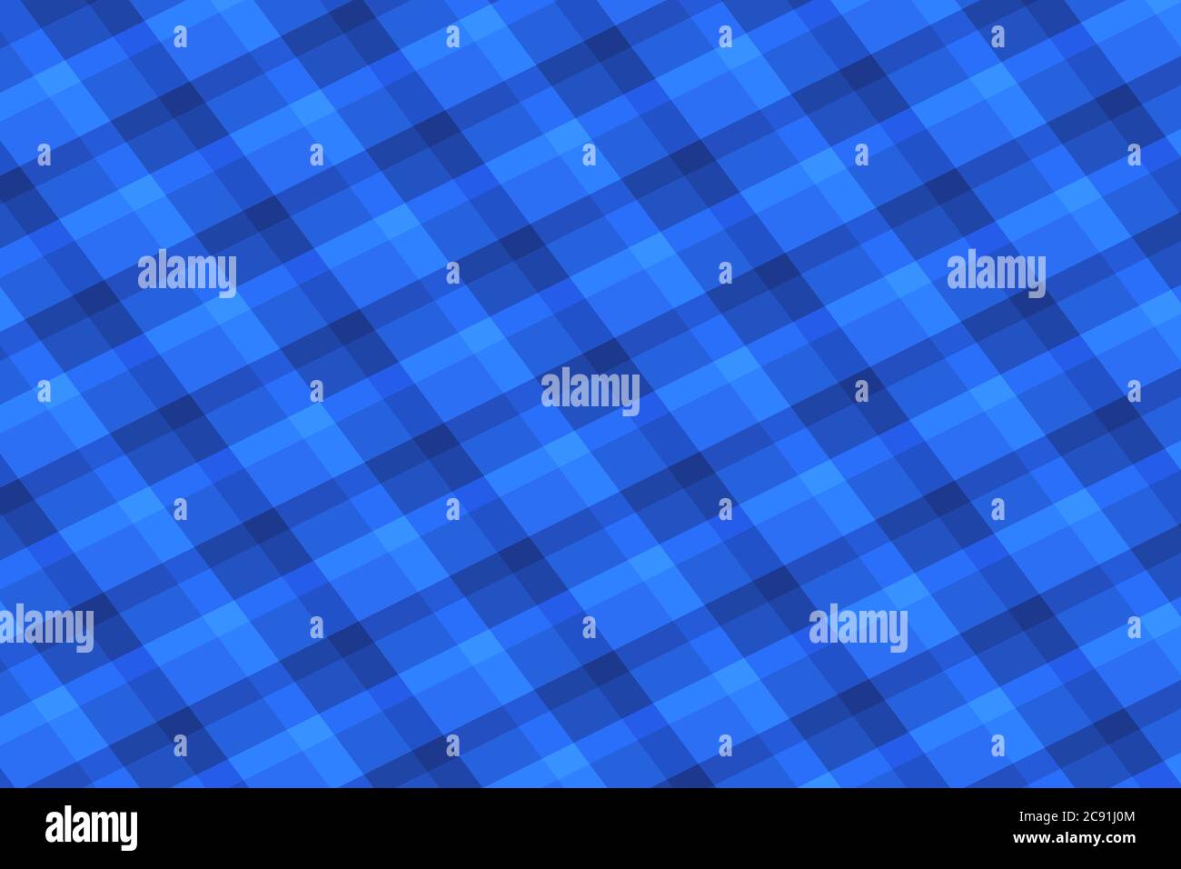 Illustration of the vector background of blue checkered fabric Stock ...