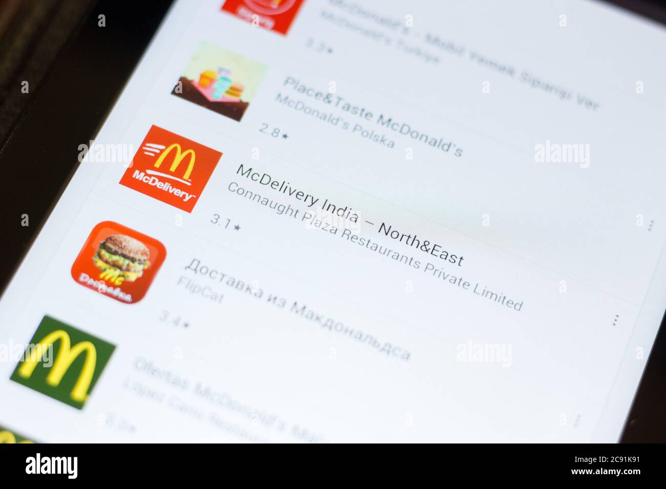 Mcdonalds App Icon High Resolution Stock Photography and Images - Alamy
