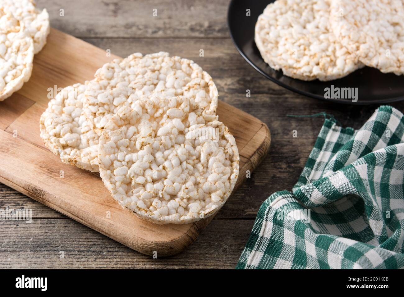 Puffed rice cakes hi-res stock photography and images - Alamy