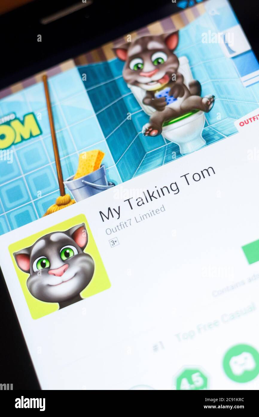 Talking Tom App High Resolution Stock Photography and Images - Alamy