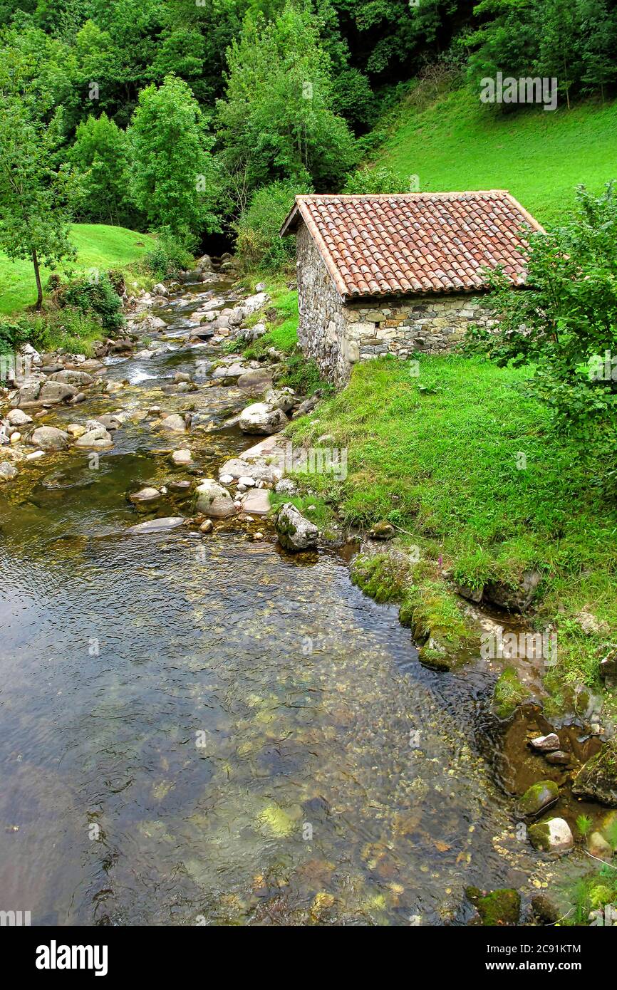 Hills and Valleys Landscape, Redes Natural Park, Asturias, Spain ...