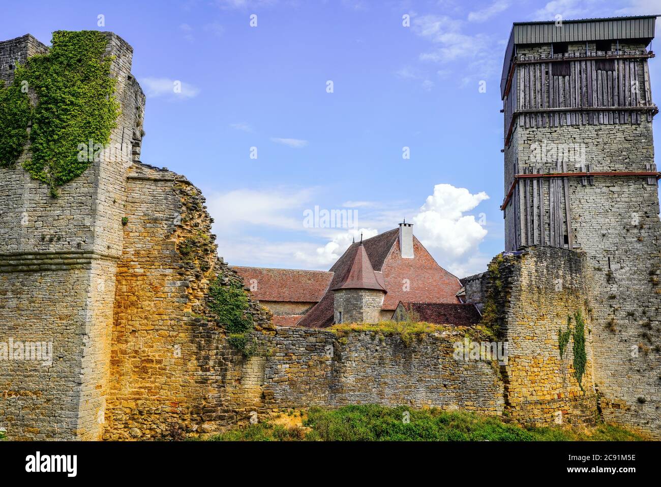 The Château d'Oricourt is a medieval castle from the middle of the 12th ...