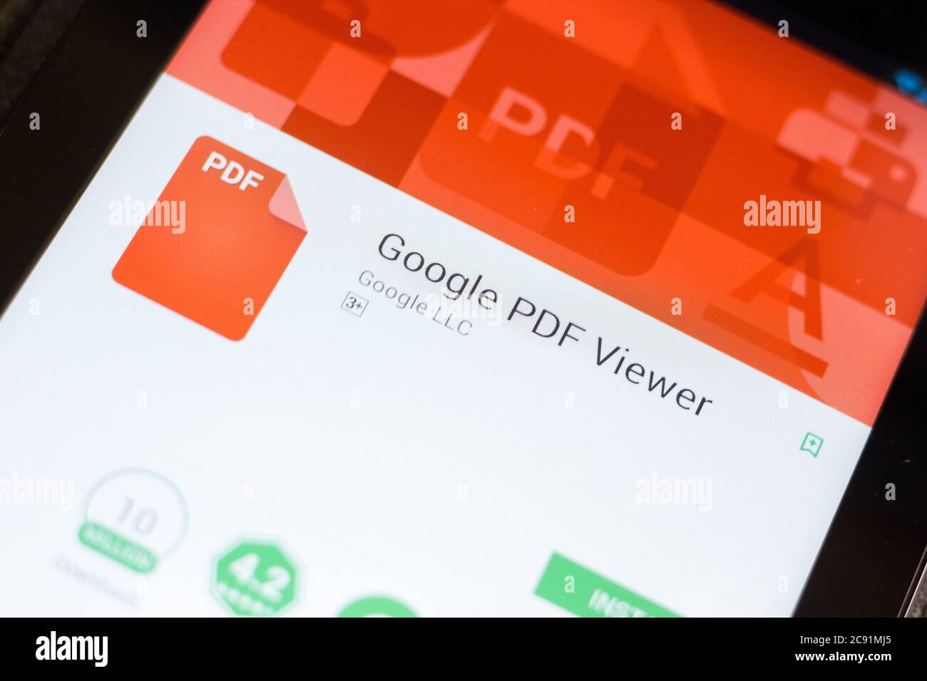 Google pdf viewer hi-res stock photography and images - Alamy