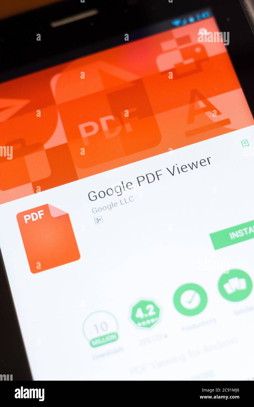 Google pdf viewer hi-res stock photography and images - Alamy