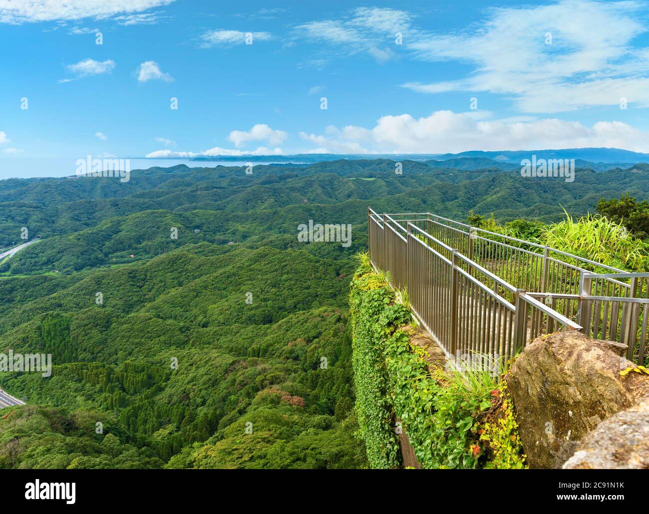 chiba, japan - july 18 2020: Cliffs of the ancient stone quarry of ...