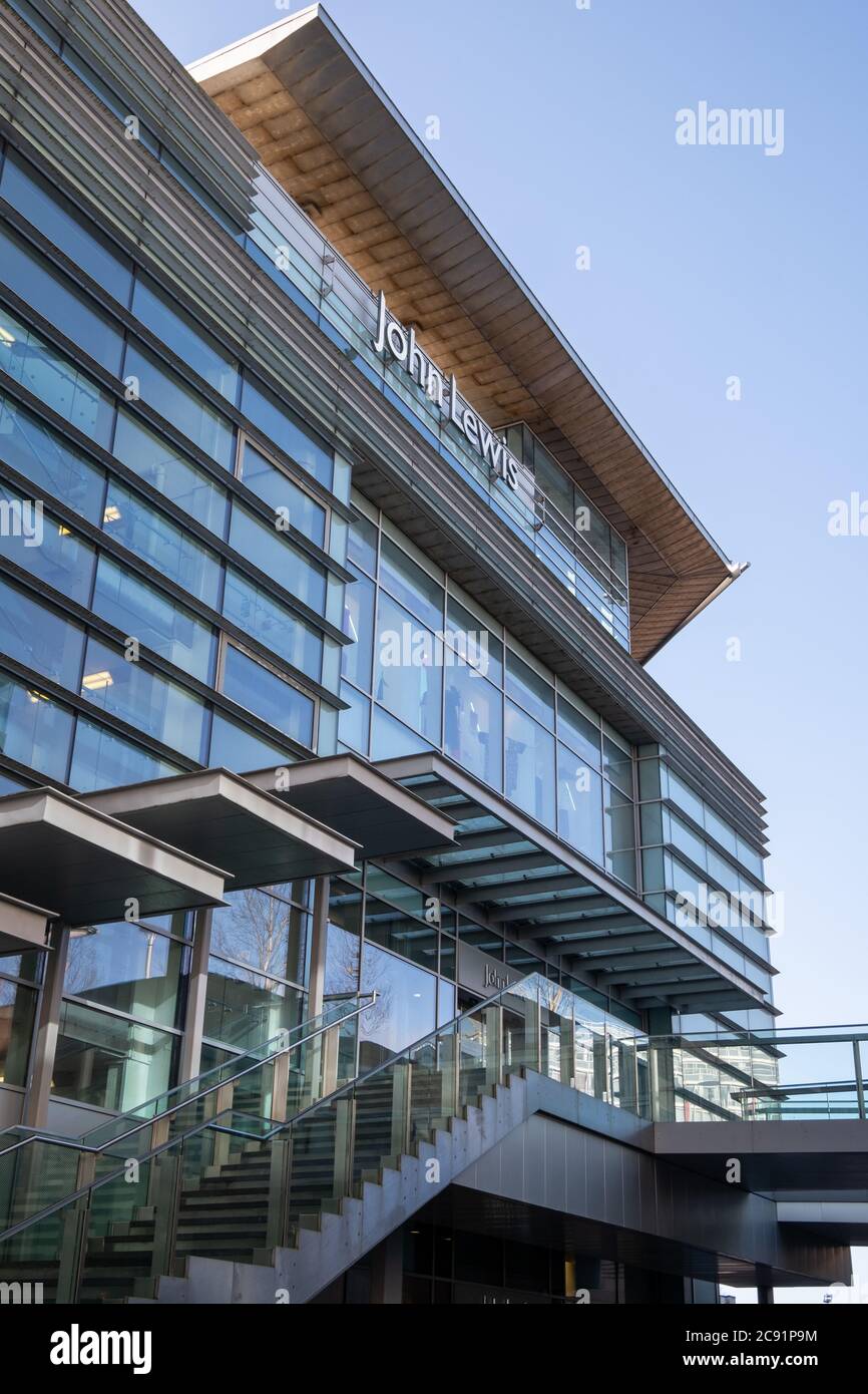 Exterior of John Lewis department store Liverpool One in Liverpool ...