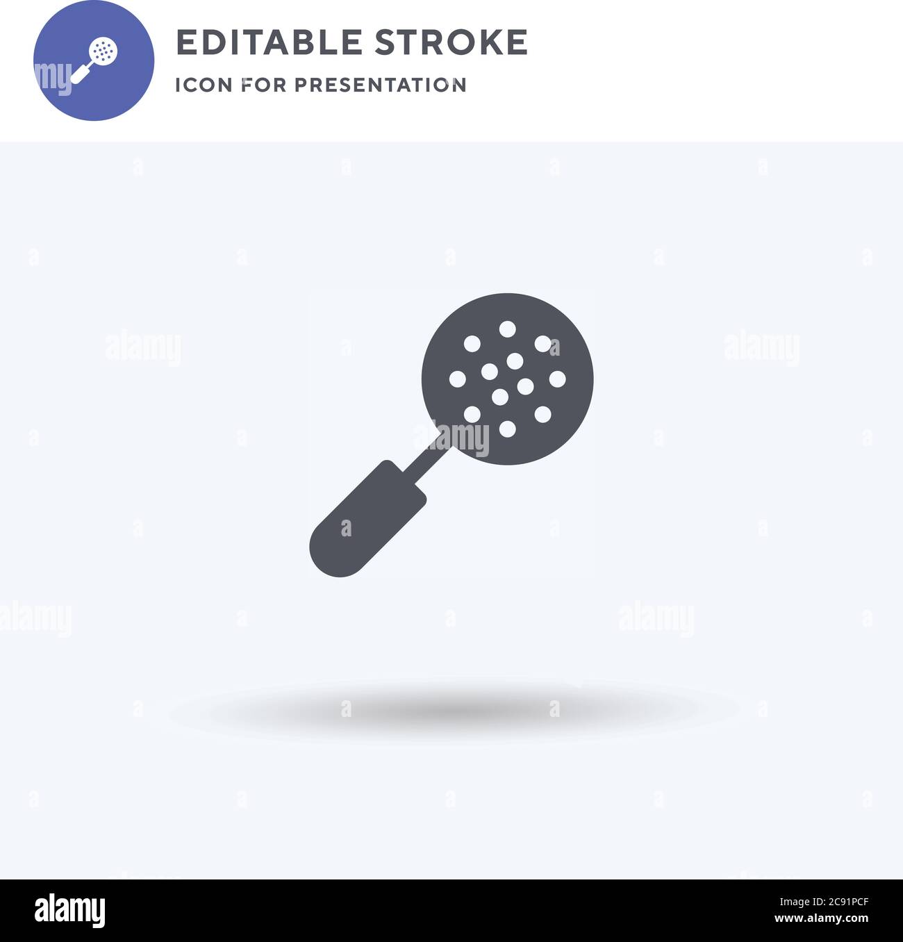 Skimmer icon vector, filled flat sign, solid pictogram isolated on ...