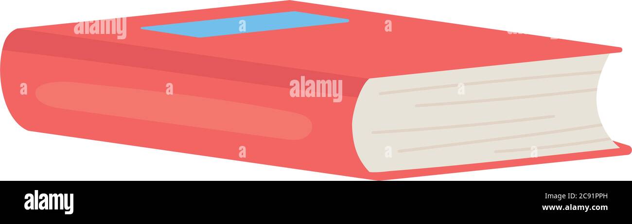 school education red book literature isolated icon design white ...