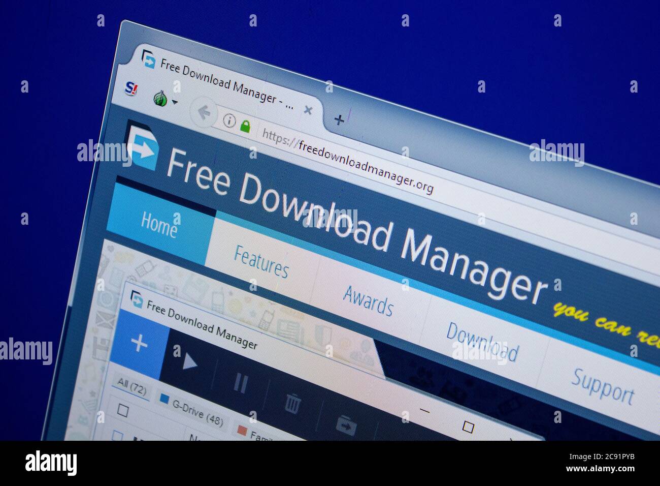 Freedownloadmanager hi-res stock photography and images - Alamy