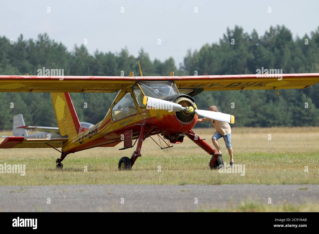 Wilga aircraft hi-res stock photography and images - Alamy