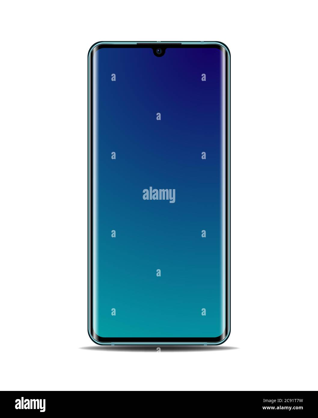 Realistic smartphone vector isolated on white background. Smartphone ...