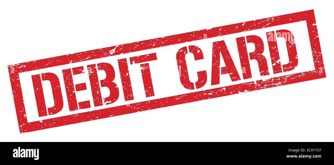 Debit card stamp hi-res stock photography and images - Alamy