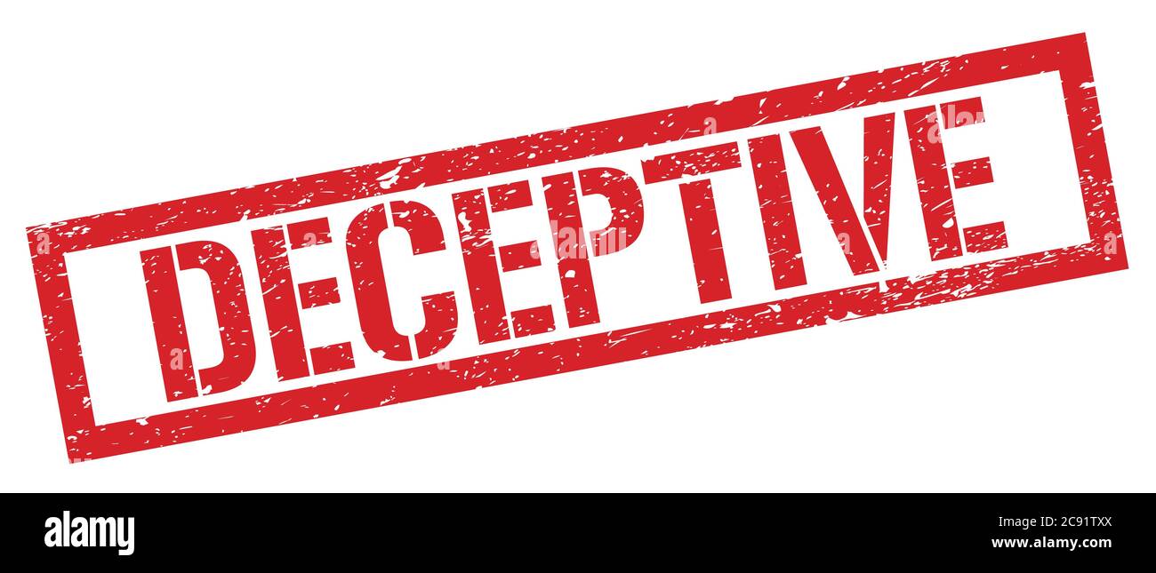 Deceptive word hi-res stock photography and images - Alamy