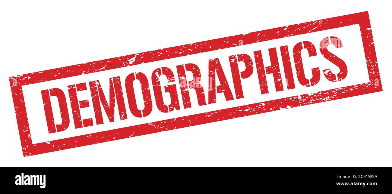 Demographics word hi-res stock photography and images - Alamy