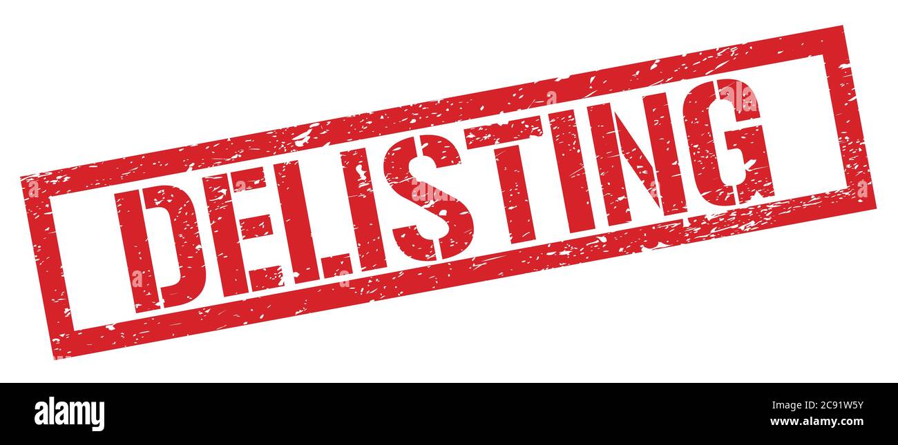 Delisting Cut Out Stock Images & Pictures - Alamy