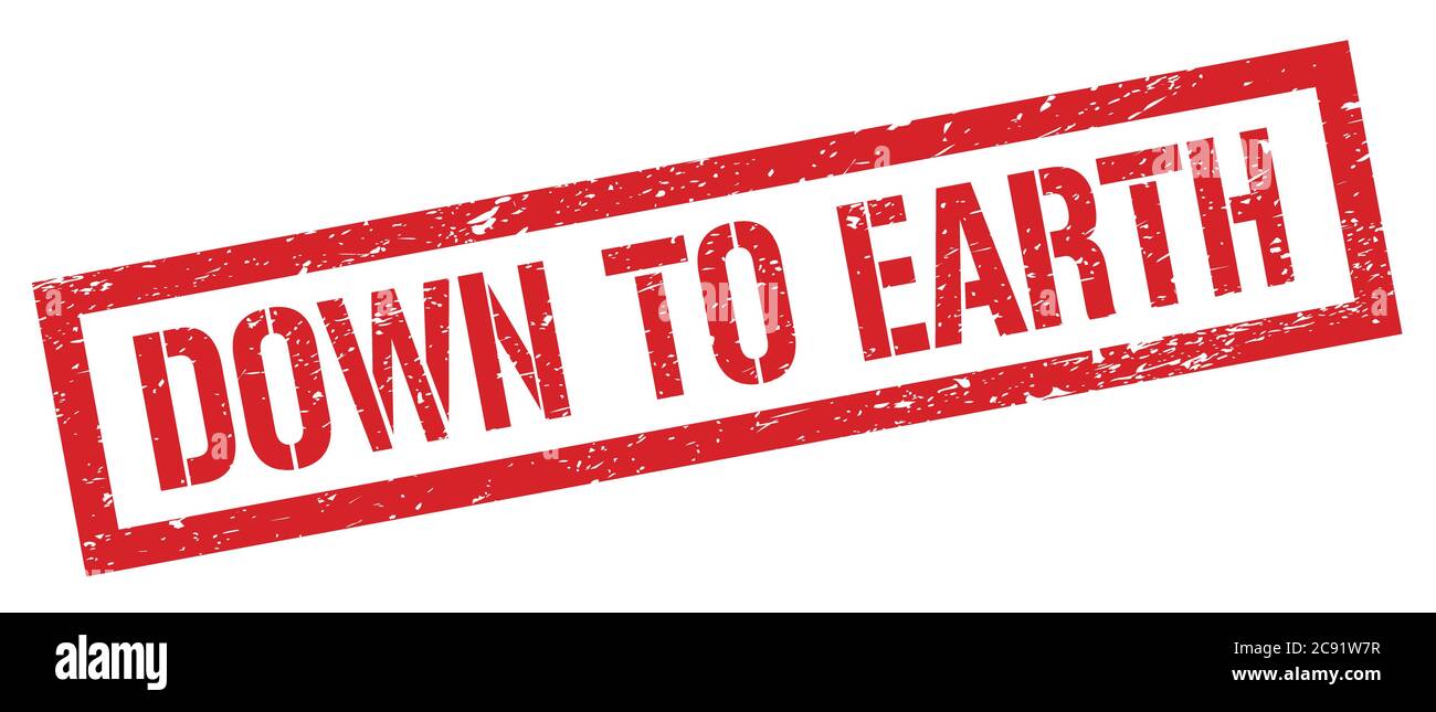 Down to earth stamp hi-res stock photography and images - Alamy