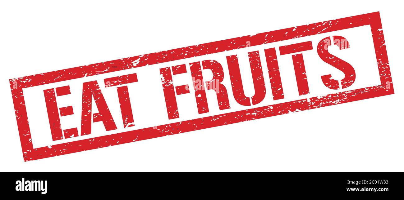 Eat fruits word hi-res stock photography and images - Alamy