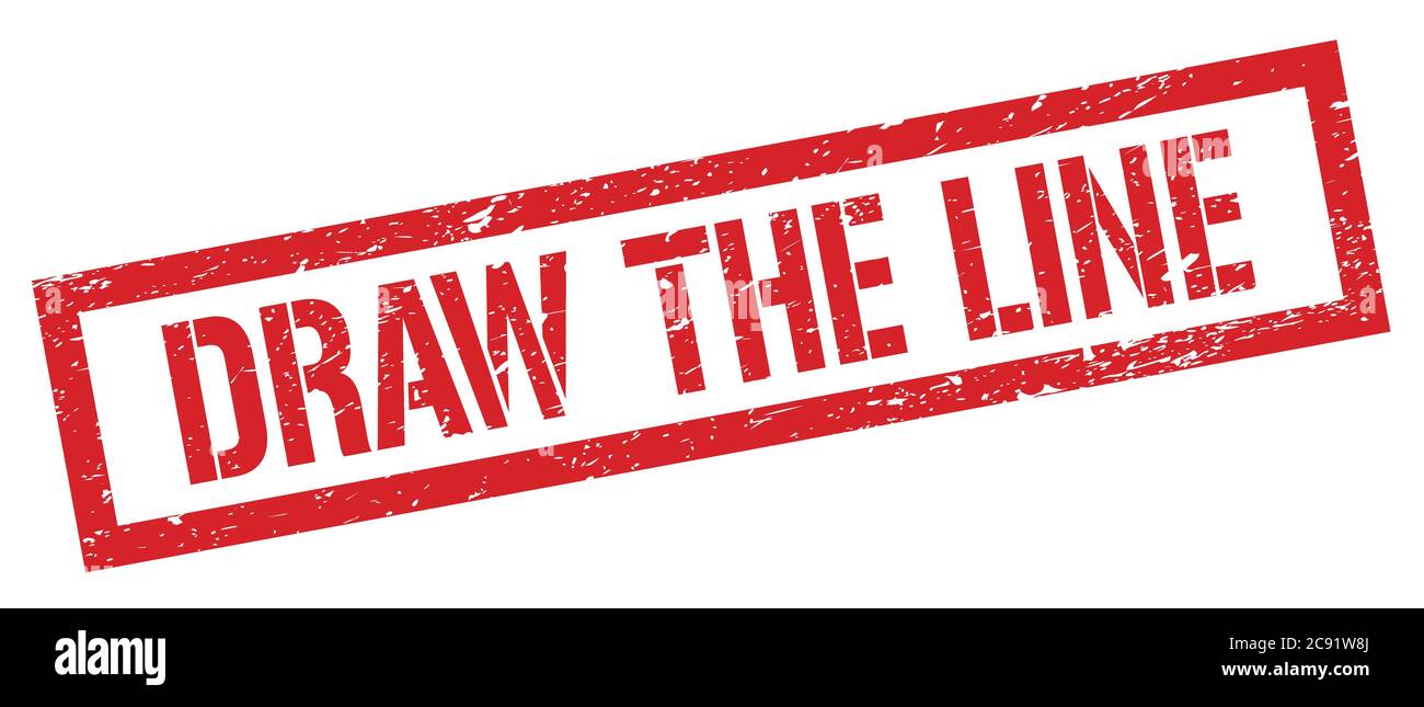 Draw the line word hi-res stock photography and images - Alamy