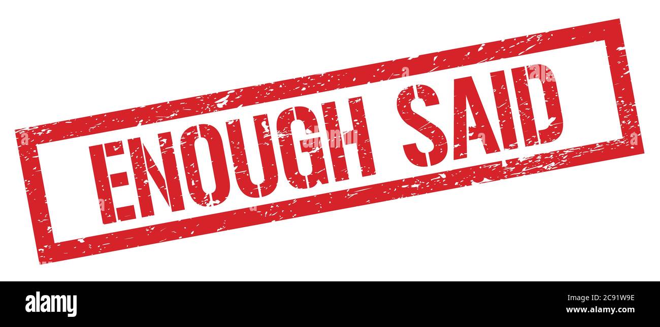 Enough is enough stamp hi-res stock photography and images - Alamy