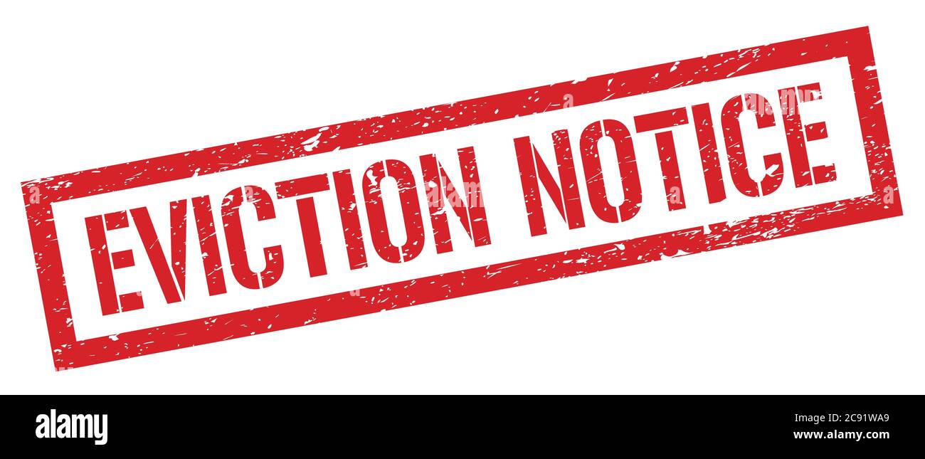 Eviction notice sign hi-res stock photography and images - Alamy
