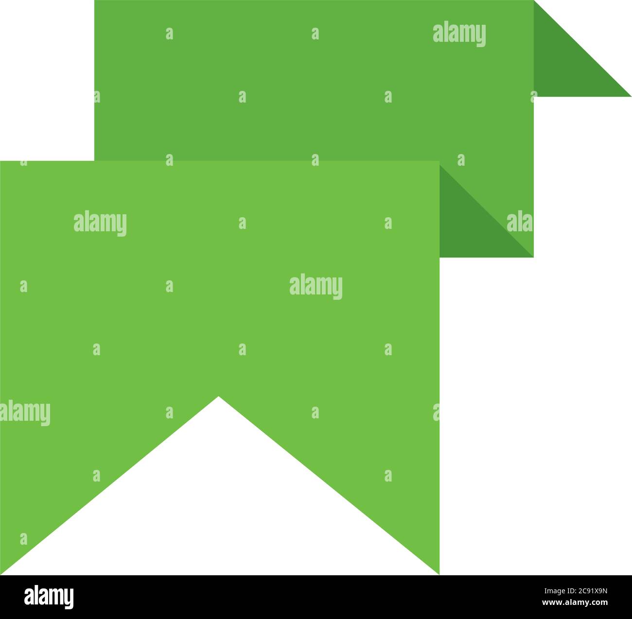 decorative bookmark sticker icon over white background, flat style ...