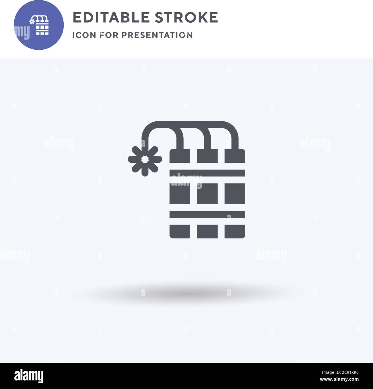 Dynamite icon vector, filled flat sign, solid pictogram isolated on ...